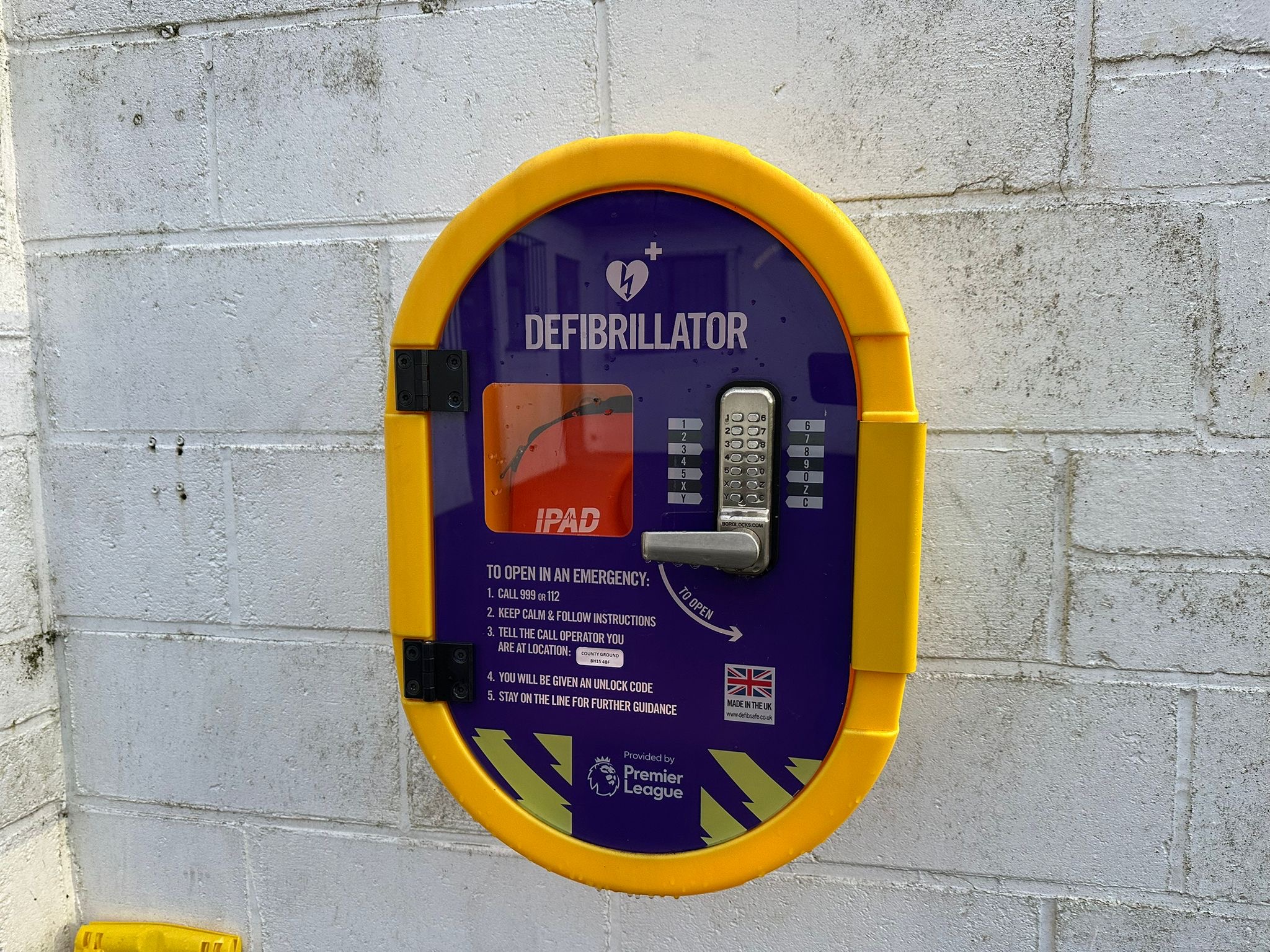 Defibrillator awareness heightened after football death