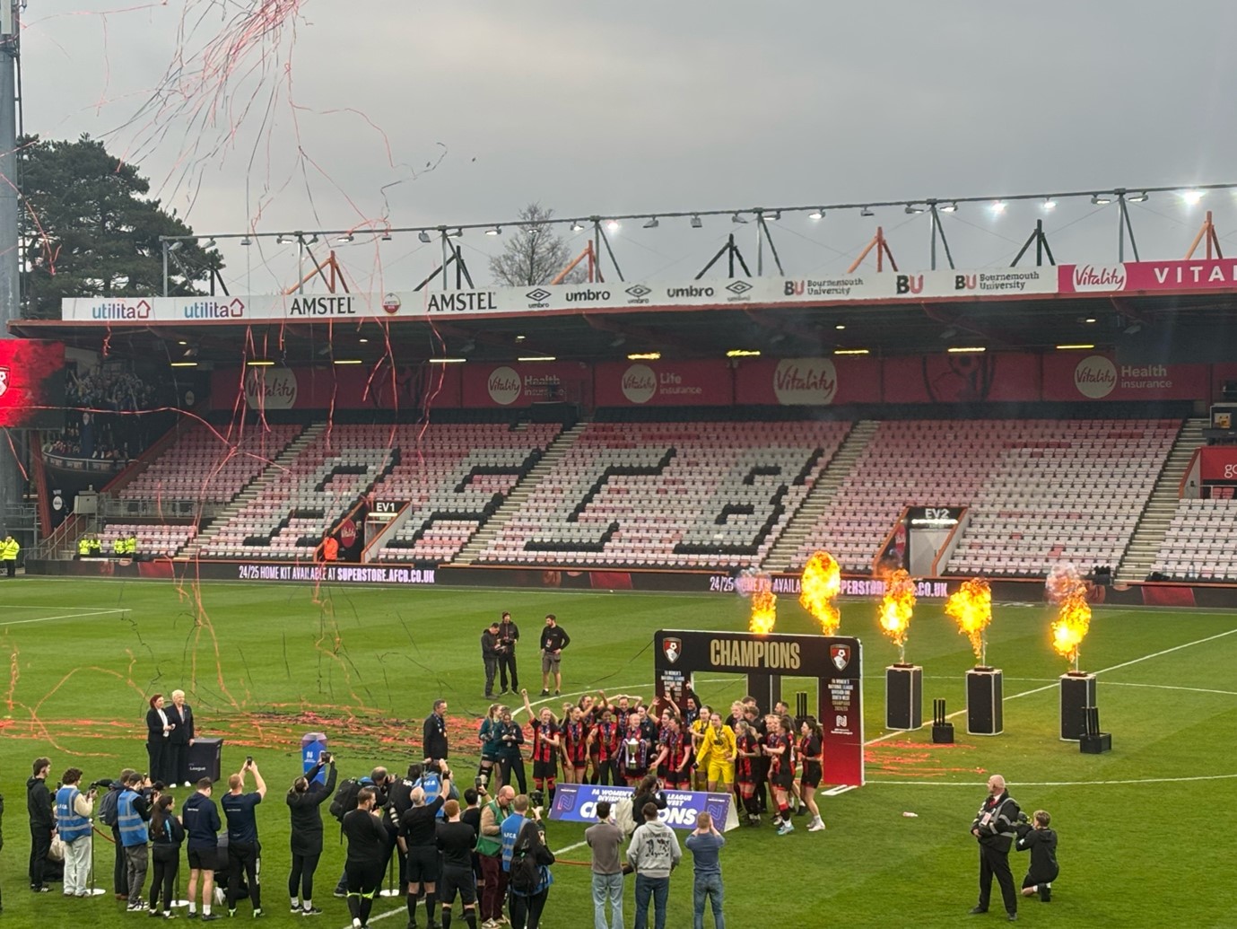 Cherries Women clinch title in front of record-breaking crowd at ...